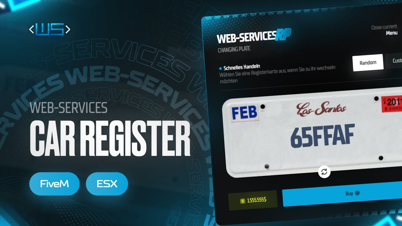 [FiveM/ESX] Vehicle Register System - ws_registration - YouTube