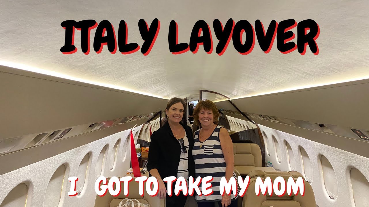 SARDINIA ITALY LAYOVER * MY MOM FLEW ON THE PRIVATE JET - YouTube