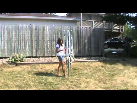 How to use a Sunshine Clothesline - Deluxe 9 FT model - model #DS9
