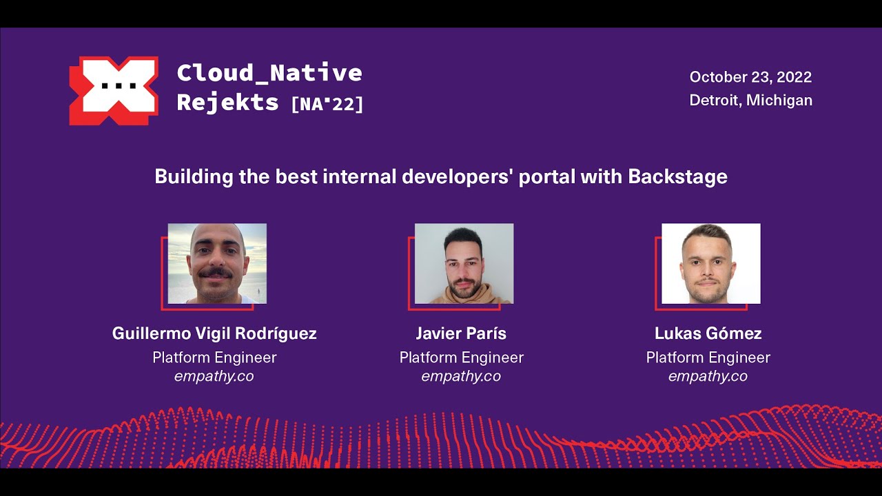 Building the best internal developers' portal with Backstage - YouTube