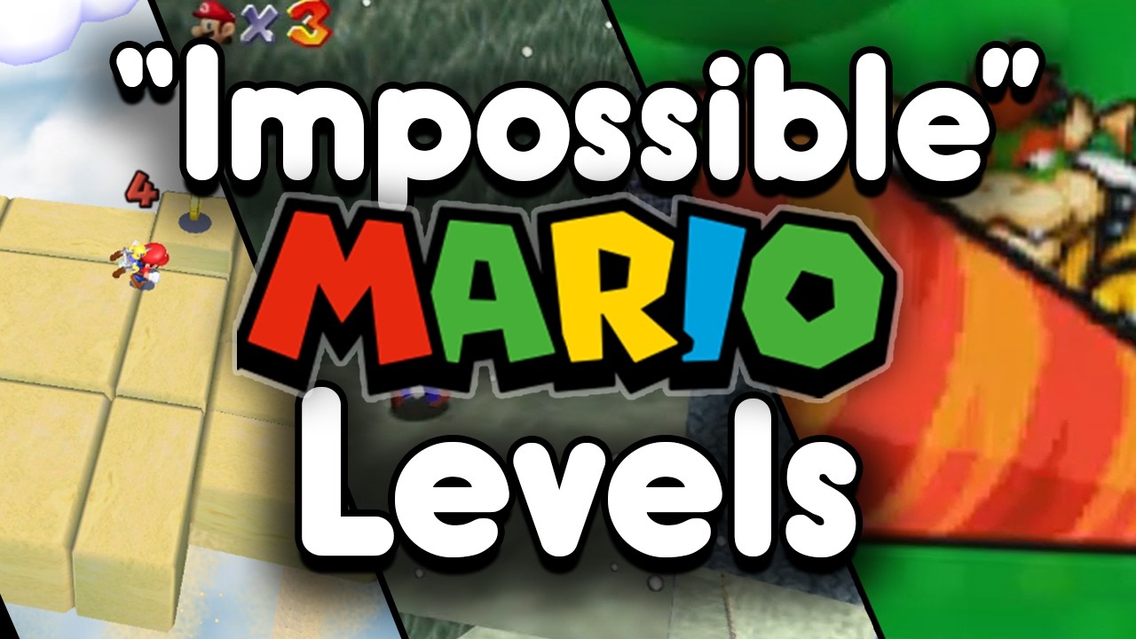 "Impossible" Levels in Mario Games - YouTube
