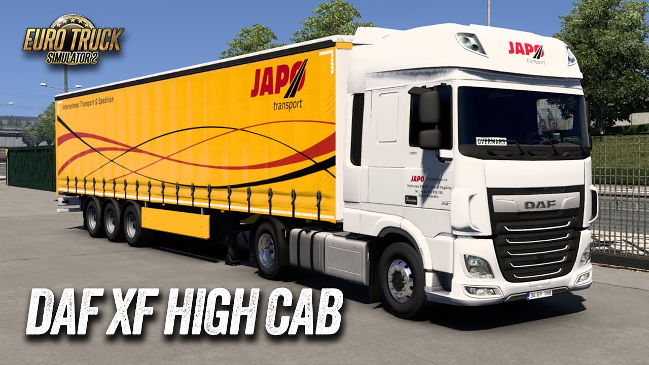 DAF XF 370 High Cab JAPO Transport Livery - Poznan to Lodz - ETS2 ...