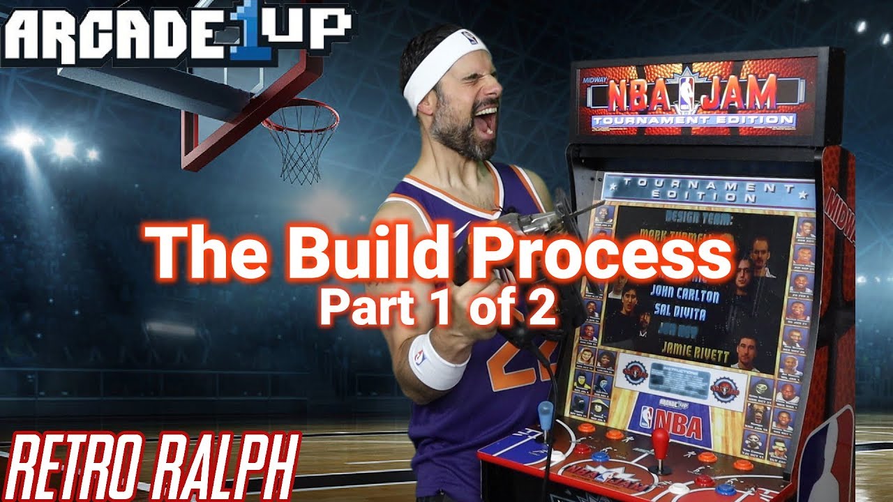 Arcade1up MOD - NBA JAM - The Build Process - Part 1 of 2 - YouTube