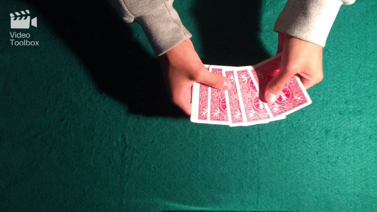 8 cards biddle trick ~ Truque com cartas - YouTube