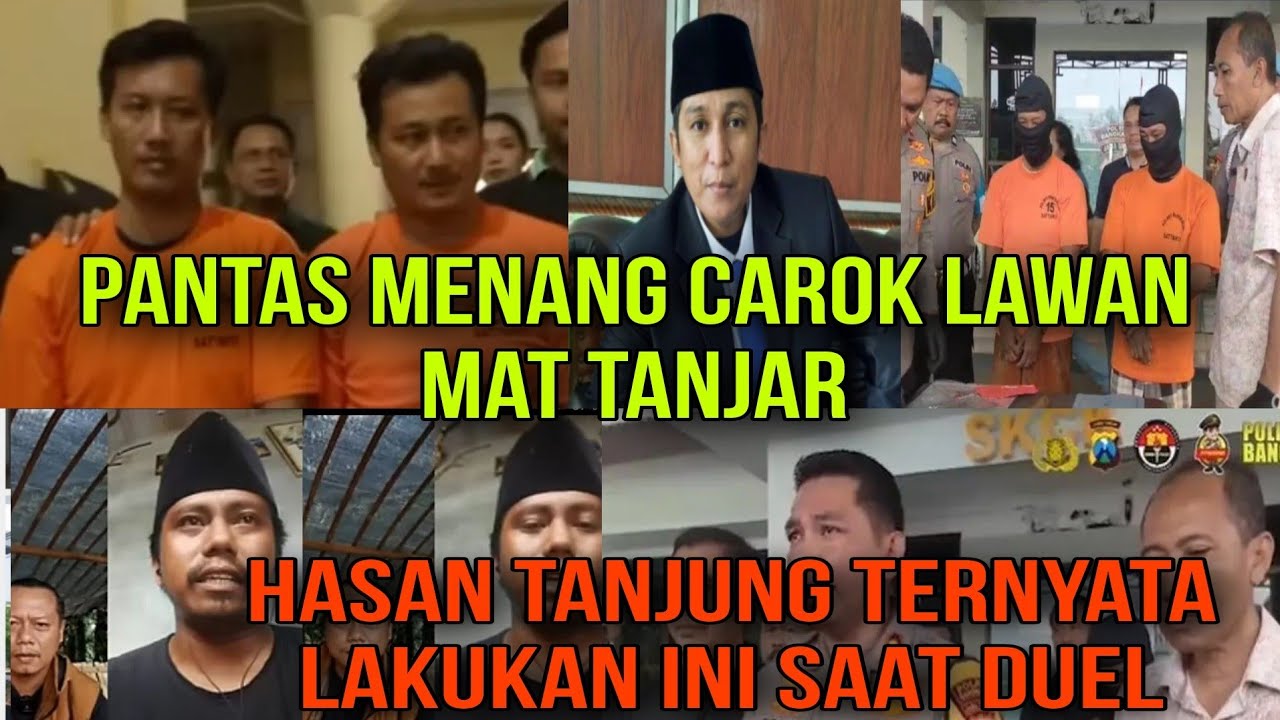 Pantas Menang Carok Lawan Mat Tanjar, Hasan Tanjung Ternyata Lakukan ...