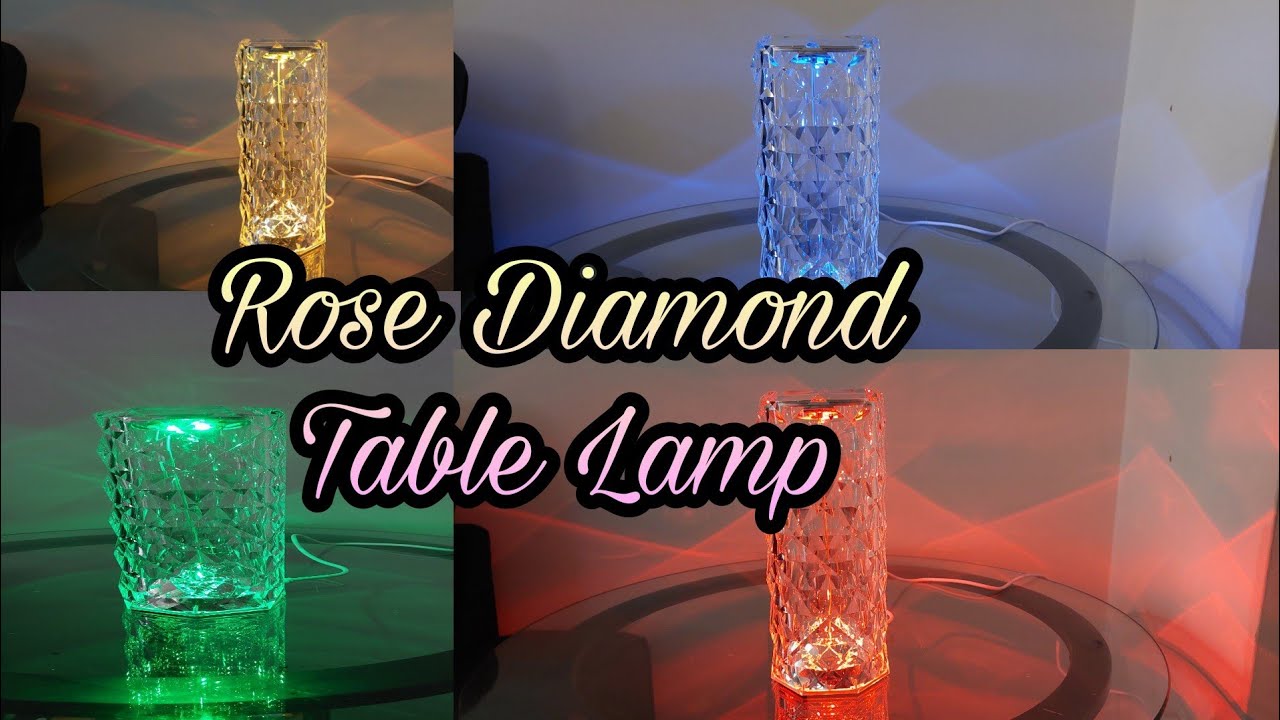 Unboxing And Testing Rose Diamond Table Lamp - YouTube