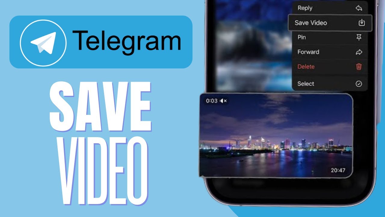 How to Easily Save or Download Telegram Video to Gallery - YouTube