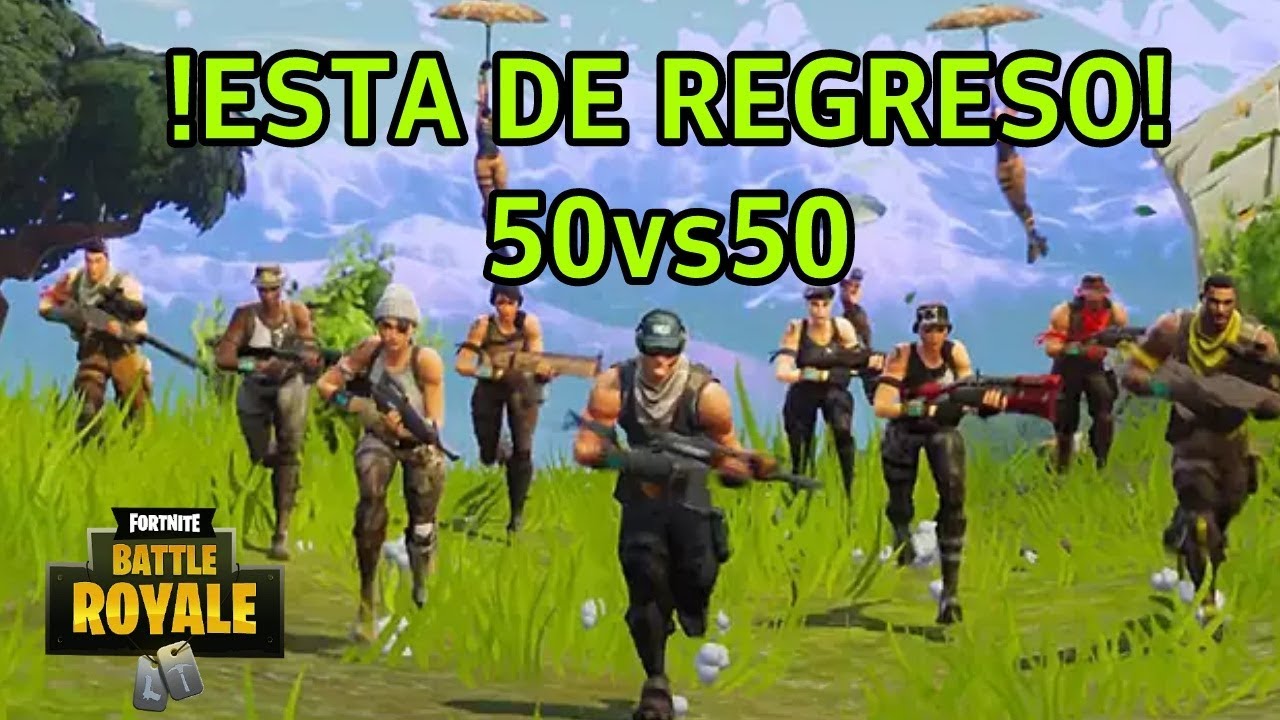 ¡REVENTANDO EN EL MODO 50VS50!~FORTNITE - YouTube