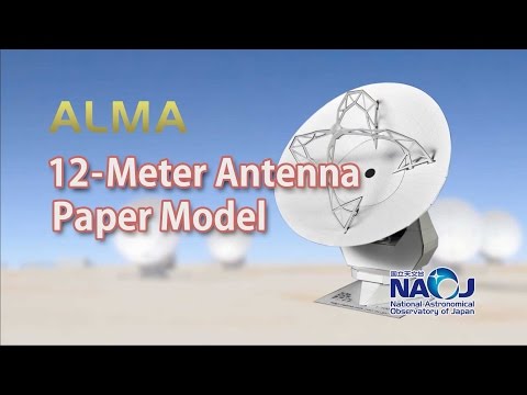 ALMA 12-Meter Antenna Paper Models