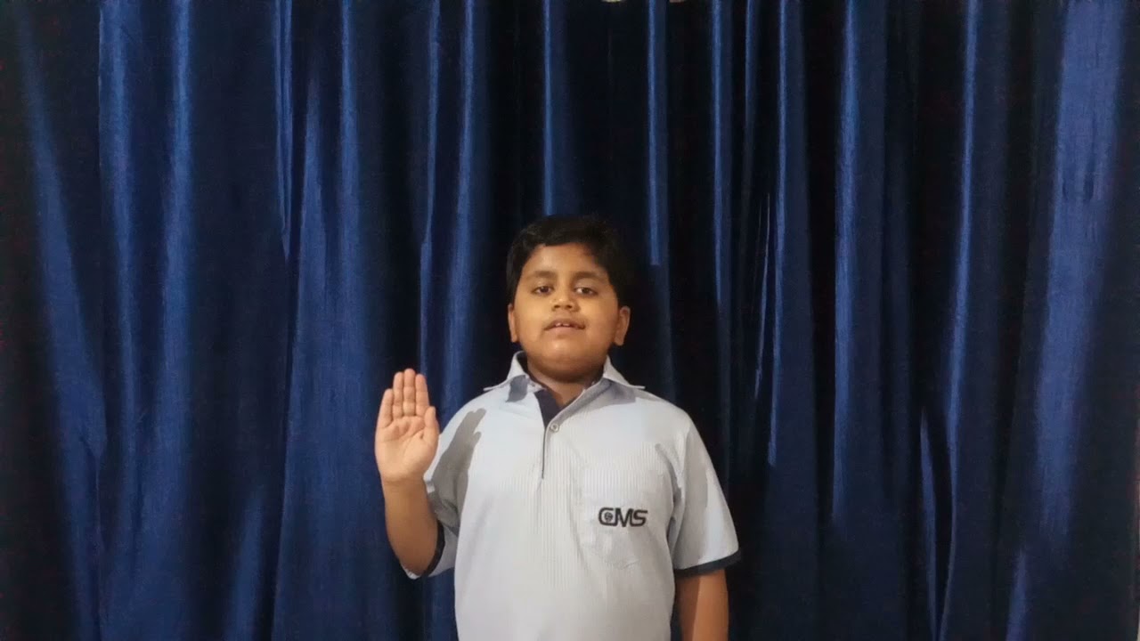 SCHOOL PLEDGE (CMS) - Primary - YouTube