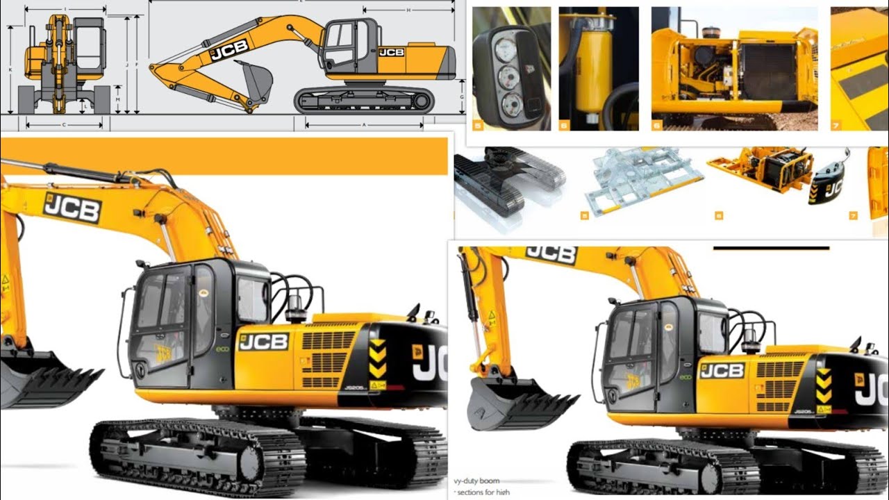 JCB 205LC EXCAVATOR OPERATION - YouTube