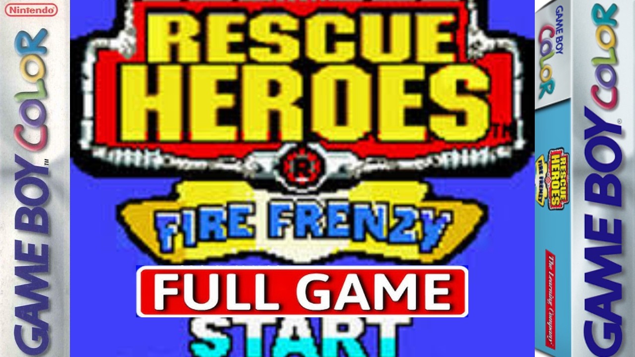 Fisher Price Rescue Heroes Fire Frenzy (Game Boy Color). - YouTube