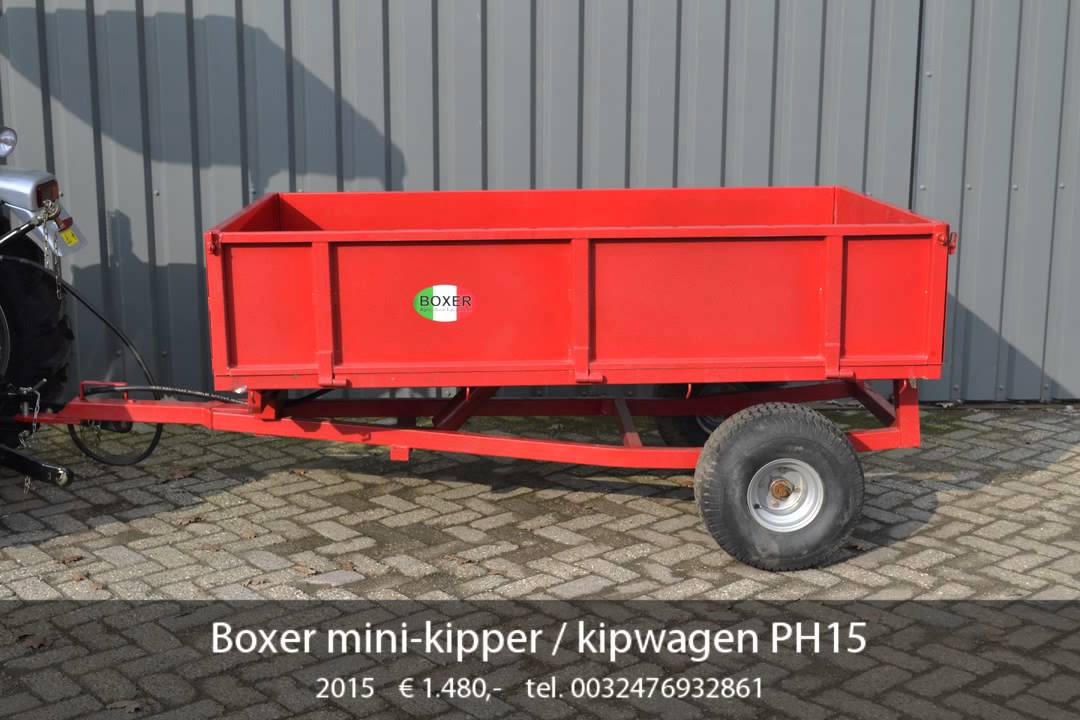 Boxer mini-kipper / kipwagen PH15 - YouTube
