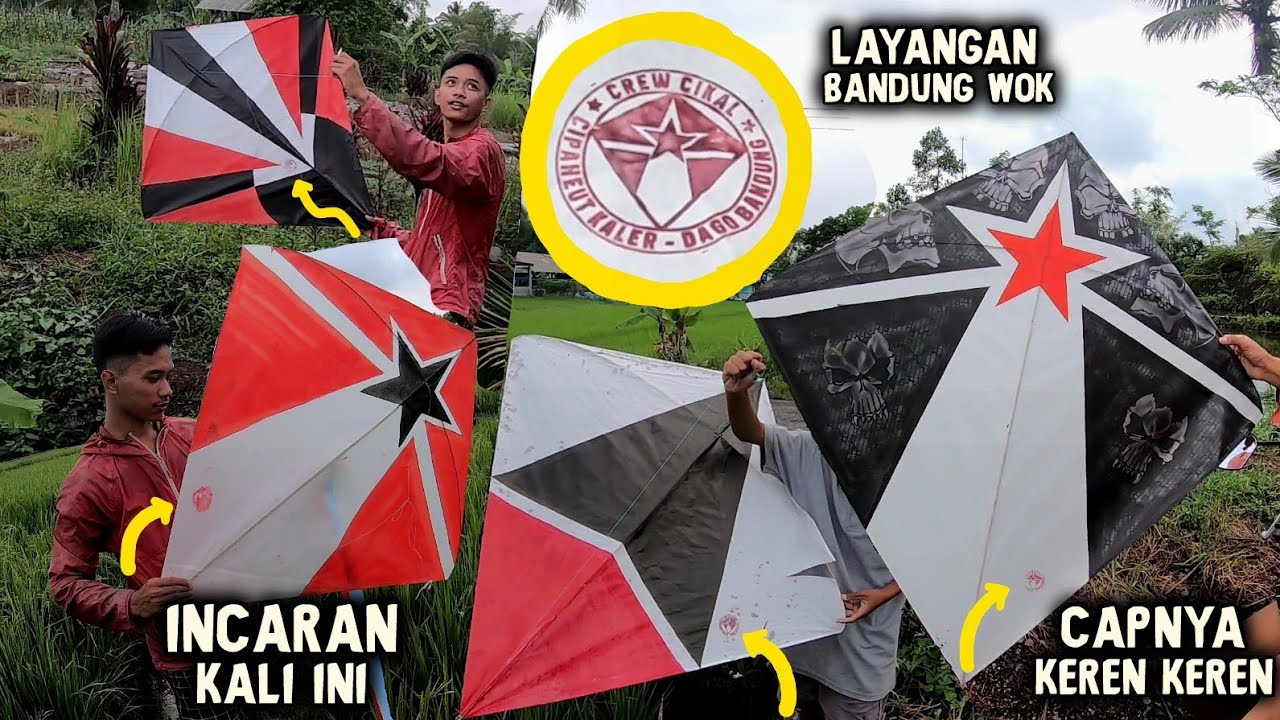 BERBURU LAYANGAN CAP KEREN ASAL BANDUNG!!! | MORO LAYANGAN (EPISODE ...