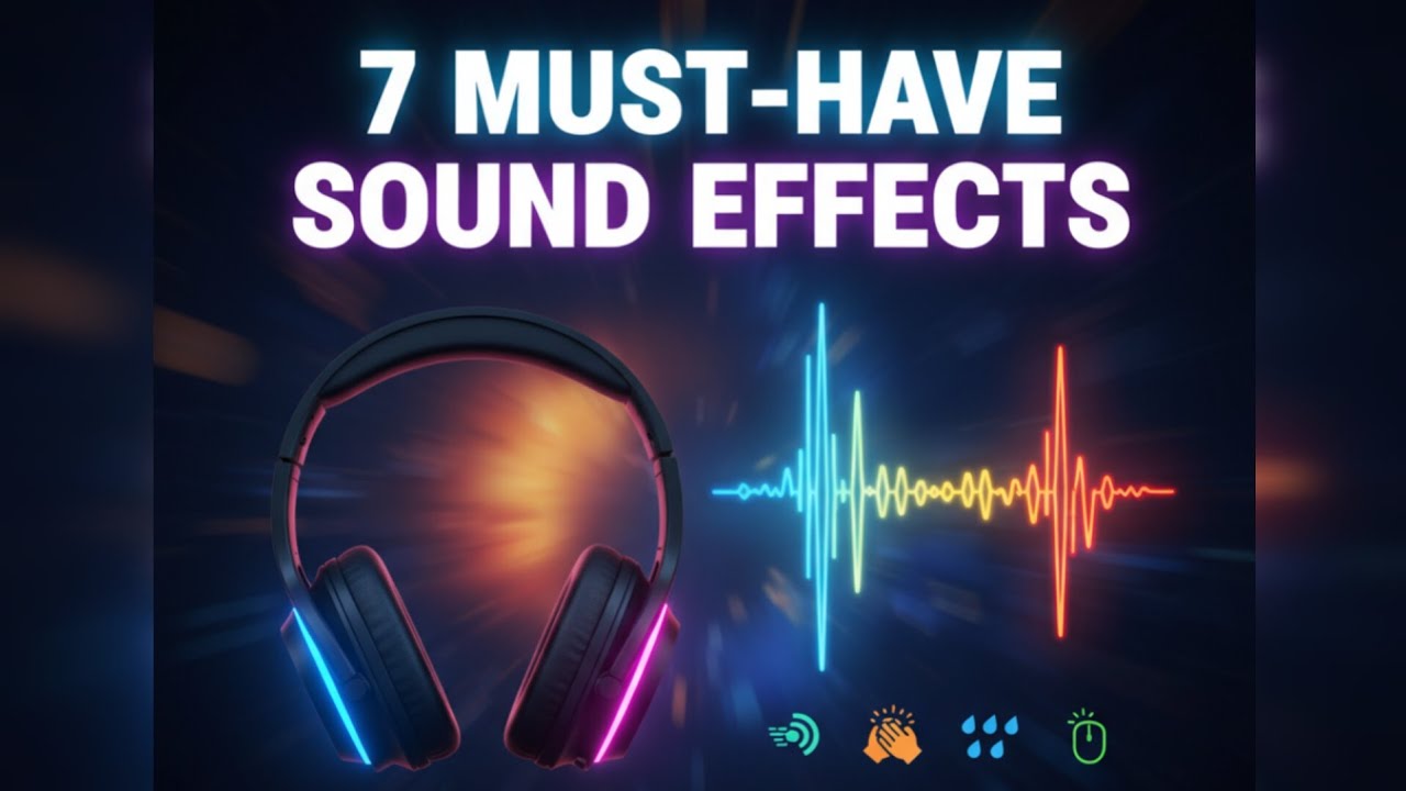 7 Types of Sound Effects That Instantly Upgrade Your Videos 🎧🎶 - YouTube