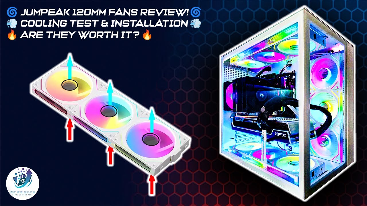 Jumpeak Mx120 PC Fans Review & Installation – Are They Worth It? 🌀💨 ...