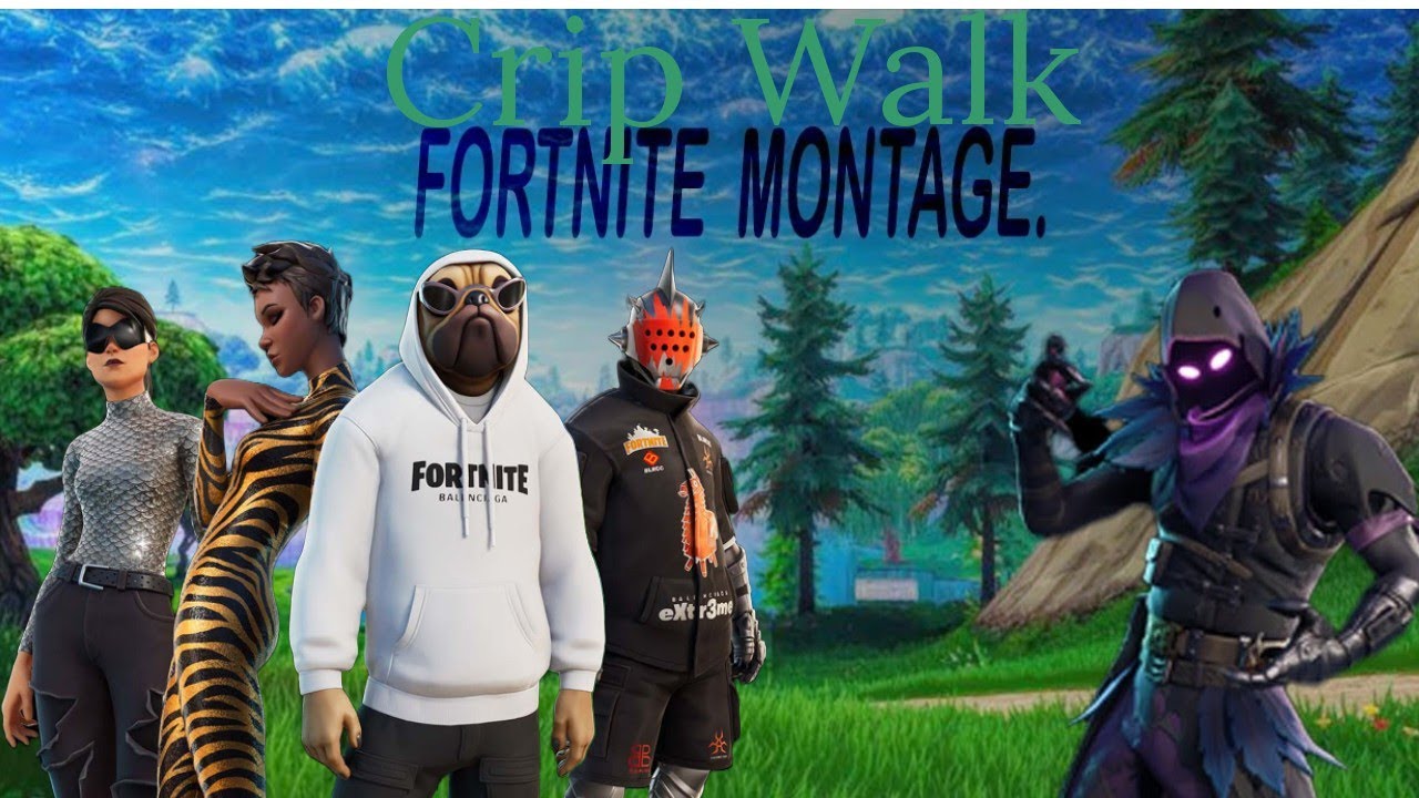 Crip Walk🧟‍♂️. Fortnite montage.Perfectly synced. - YouTube