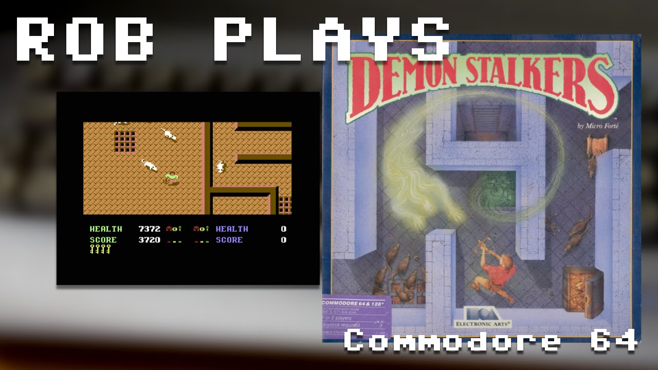 "Demon Stalkers" on Commodore 64 - Rob Plays S4E29 - YouTube