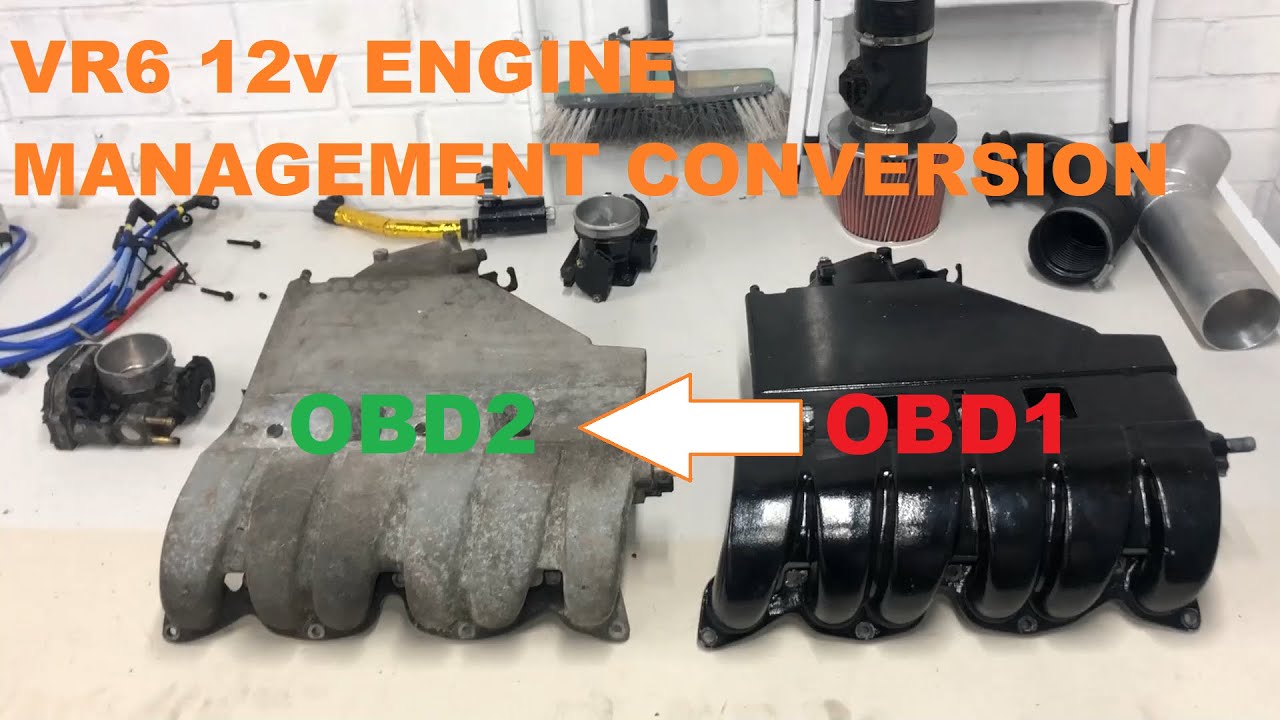 Corrado VR6 Track Car Build #7: Converting from OBD1 to OBD2 and it ...