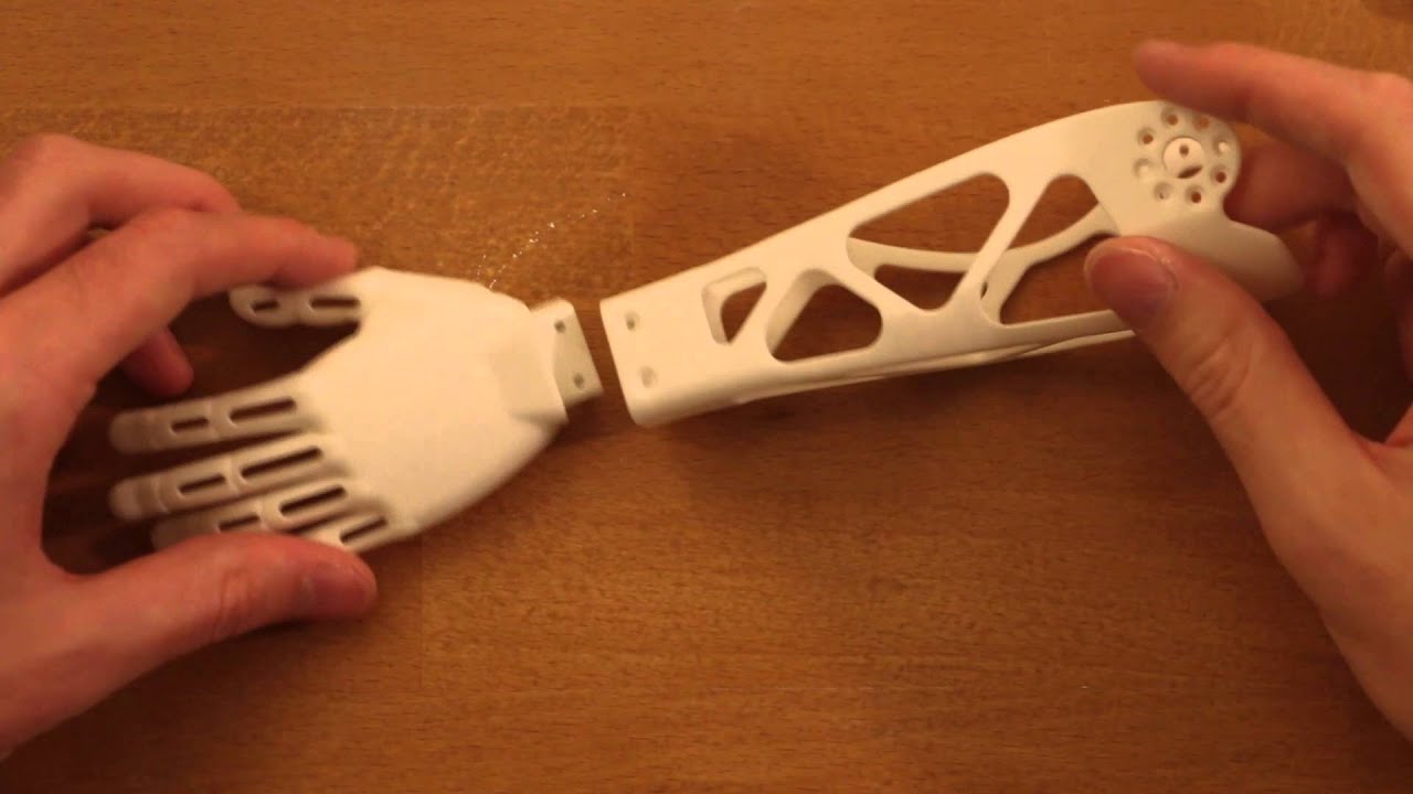 Left Poppy Basic Arm 1/4: Forearm assembly - YouTube