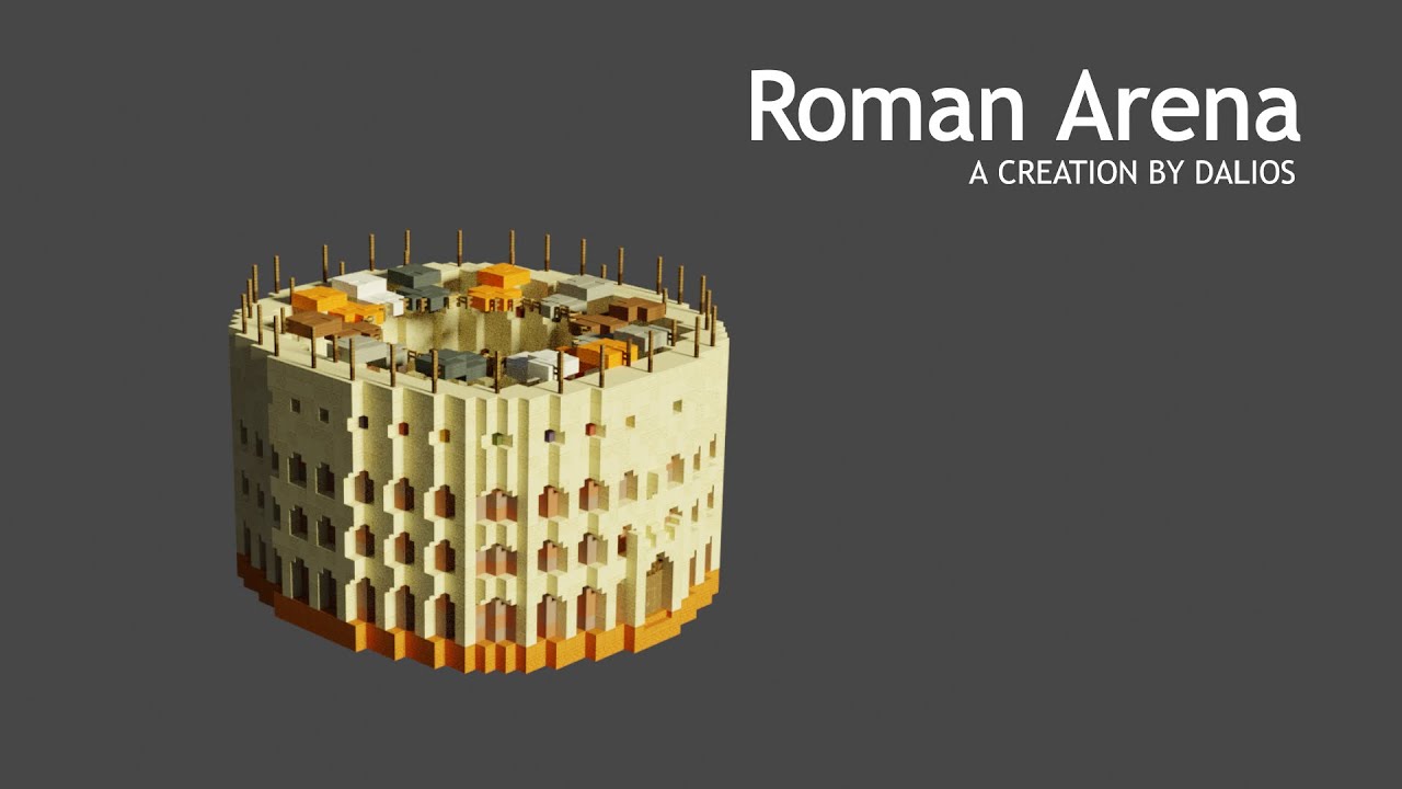 A roman arena in Minecraft | Timelapse - YouTube