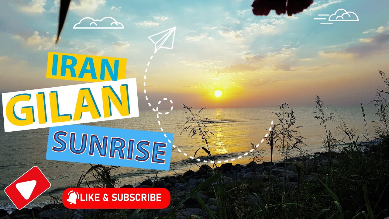 [4K] Virtual Walk along Sunrise Beach in Iran, Gilan province, 2021 ...