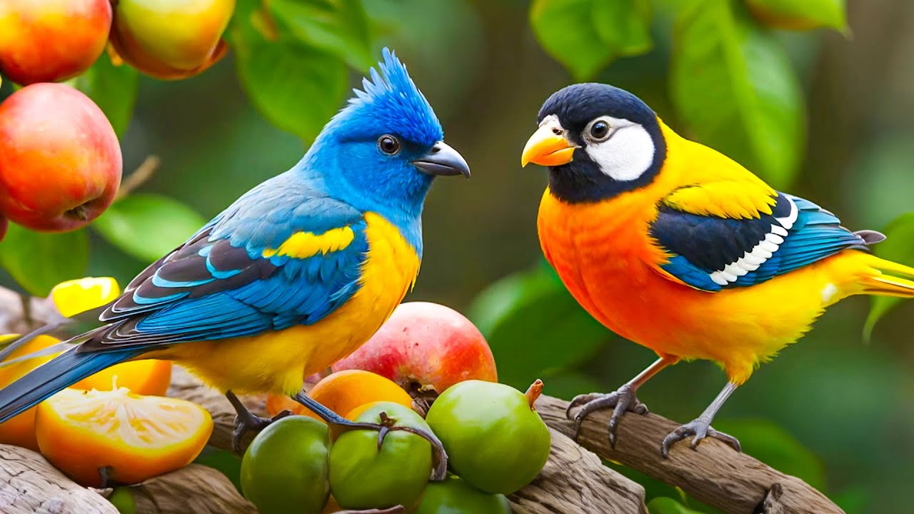 Bird Sounds 4K ~ Birdsong to Reduce Stress, Fatigue and Depression🌿 ...