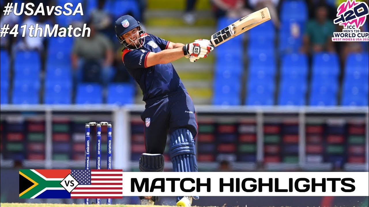 ICC T20 World Cup 2024 | South Africa vs USA | Full Highlights 2024 ...