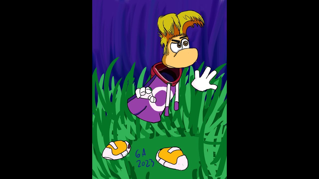 attempted to draw rayman - YouTube