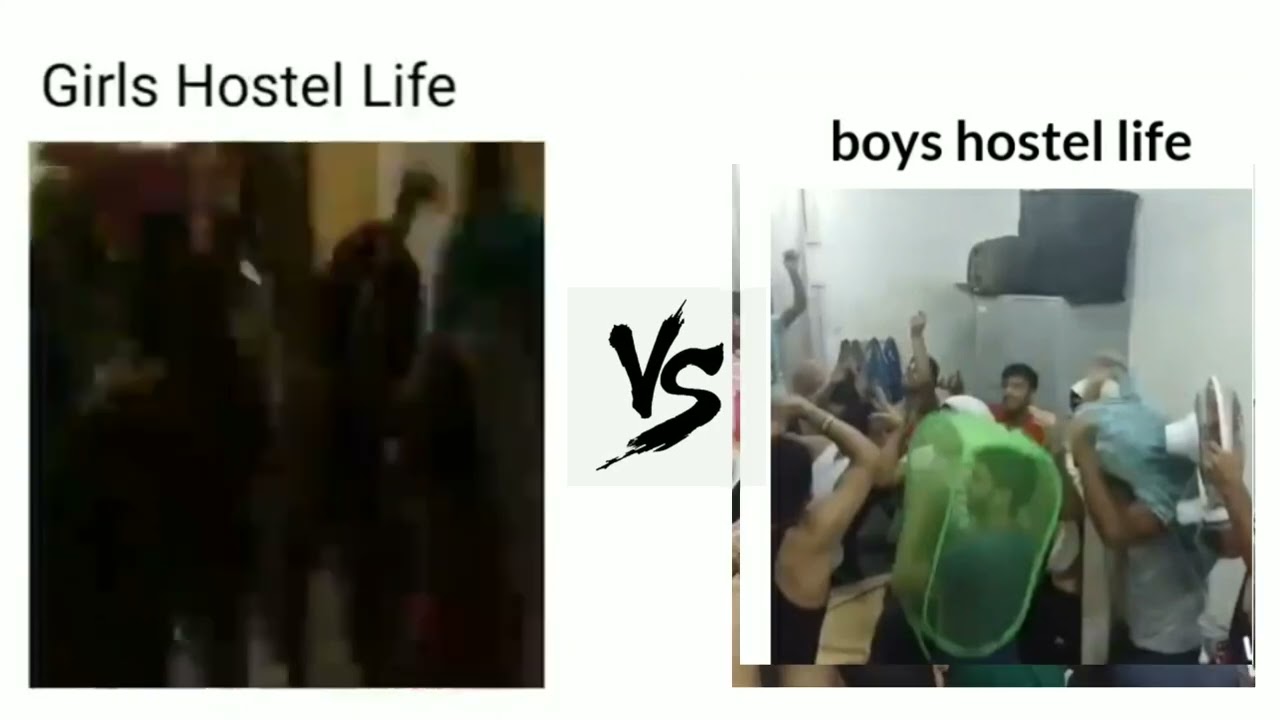 boys & girls hostel life 😅 || #memes #comedy #comedyvideo - YouTube