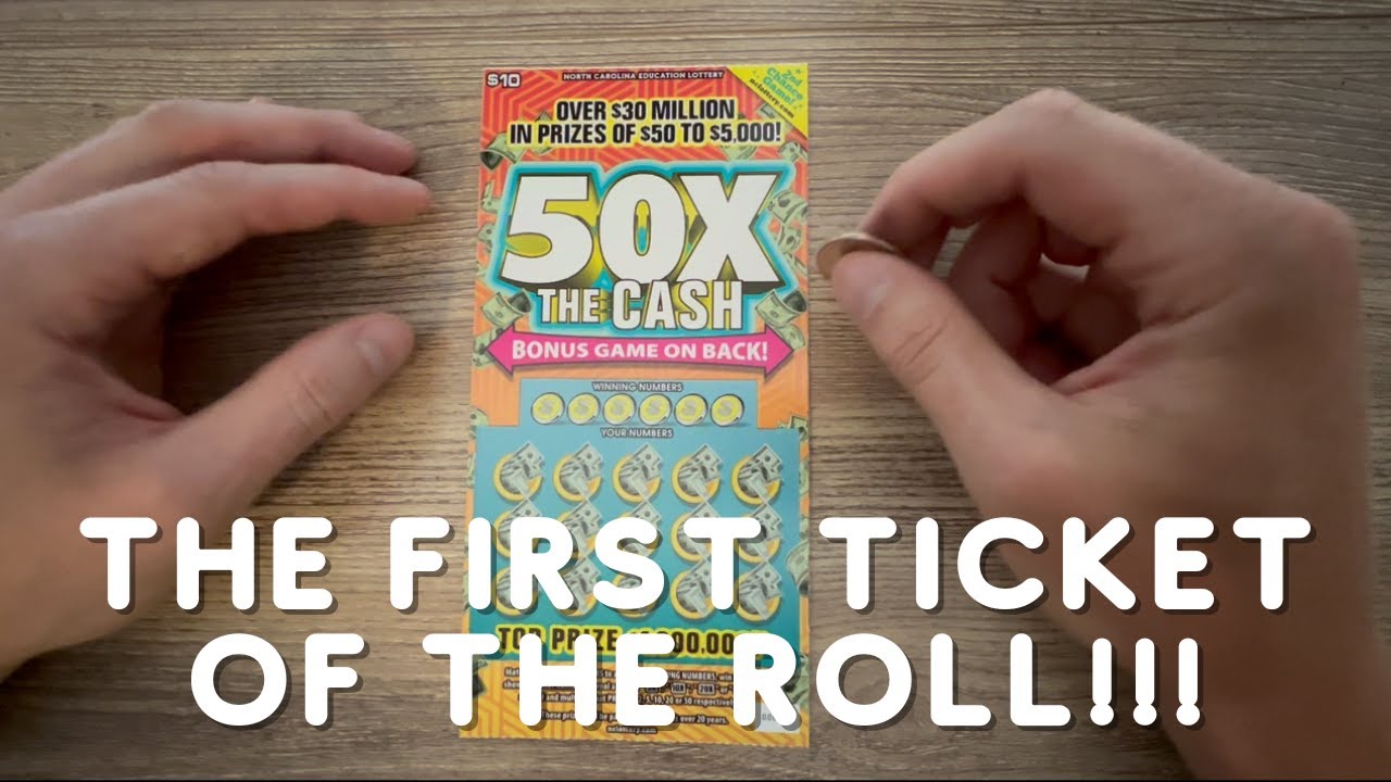 THE FIRST TICKET OF THE ROLL!! | NC Lottery Scratch Offs - YouTube