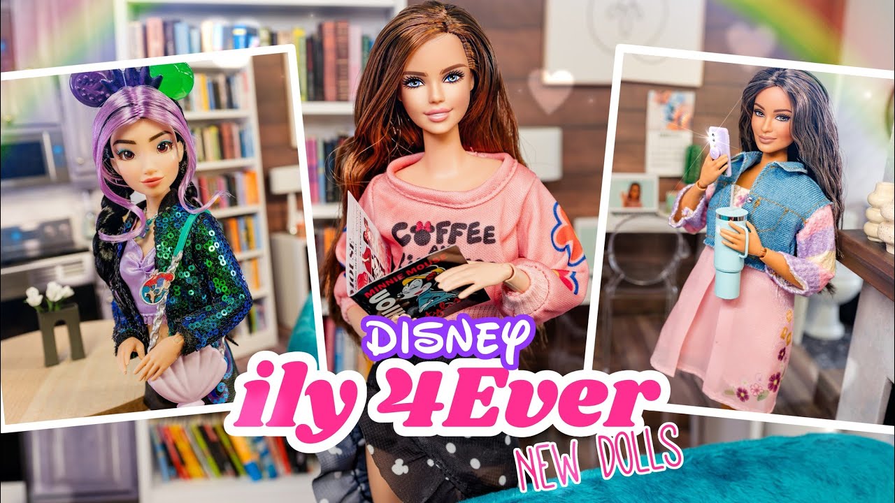 New Disney ily 4Ever Dolls: Let’s Try Their Clothes On Barbie - YouTube