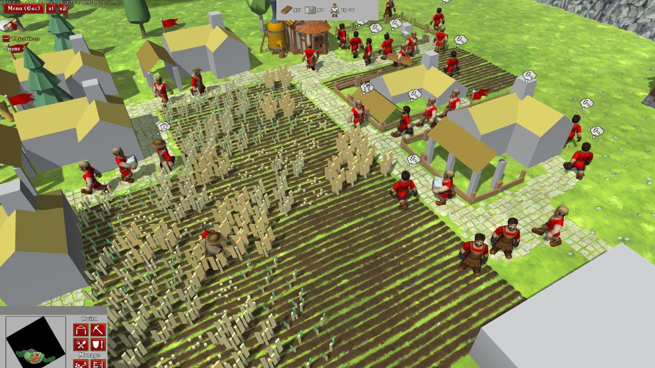 Knights Province - A Medieval RTS Game Lets me STARVE my People - YouTube