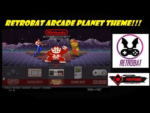Arcade Planet Theme for RetroBat / Emulation Station! - YouTube
