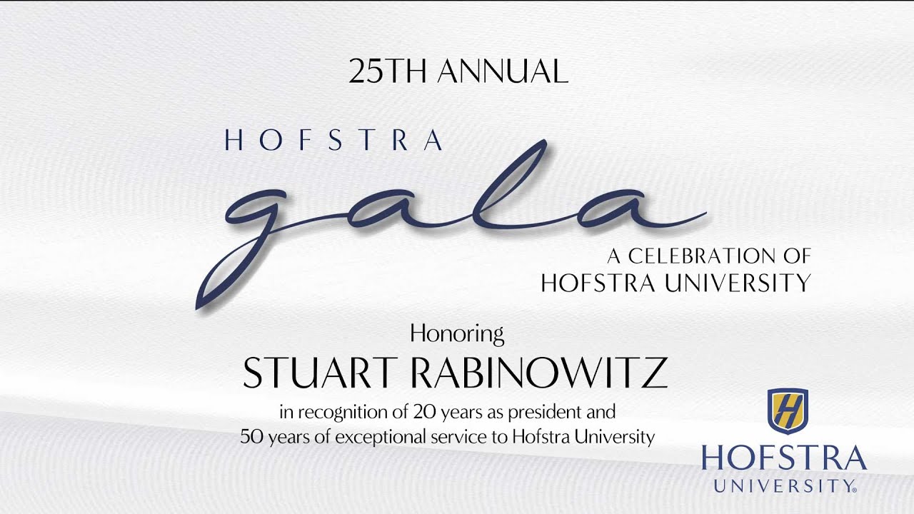 2021 Hofstra Gala honoring Stuart Rabinowitz - YouTube