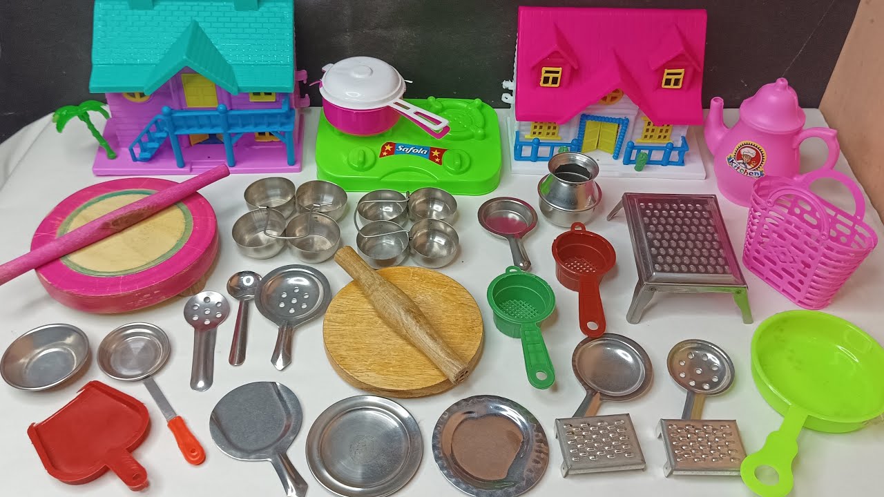 Play with Amazing mini kitchen set @MINI CLAY |@Dolliyon - YouTube