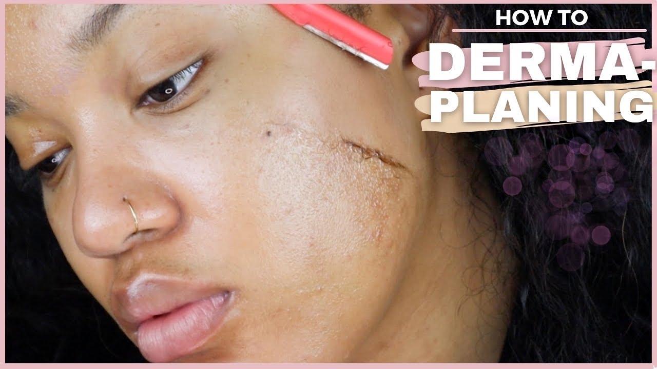 How to DERMAPLANE for instant BRIGHTER & SMOOTHER skin/How to shave ...