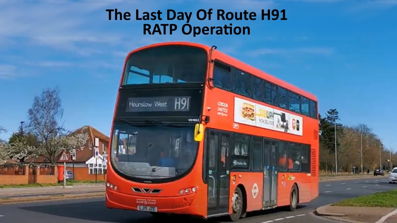 The Last Day Of Route H91 RATP Operation ( Observations & Journey ...