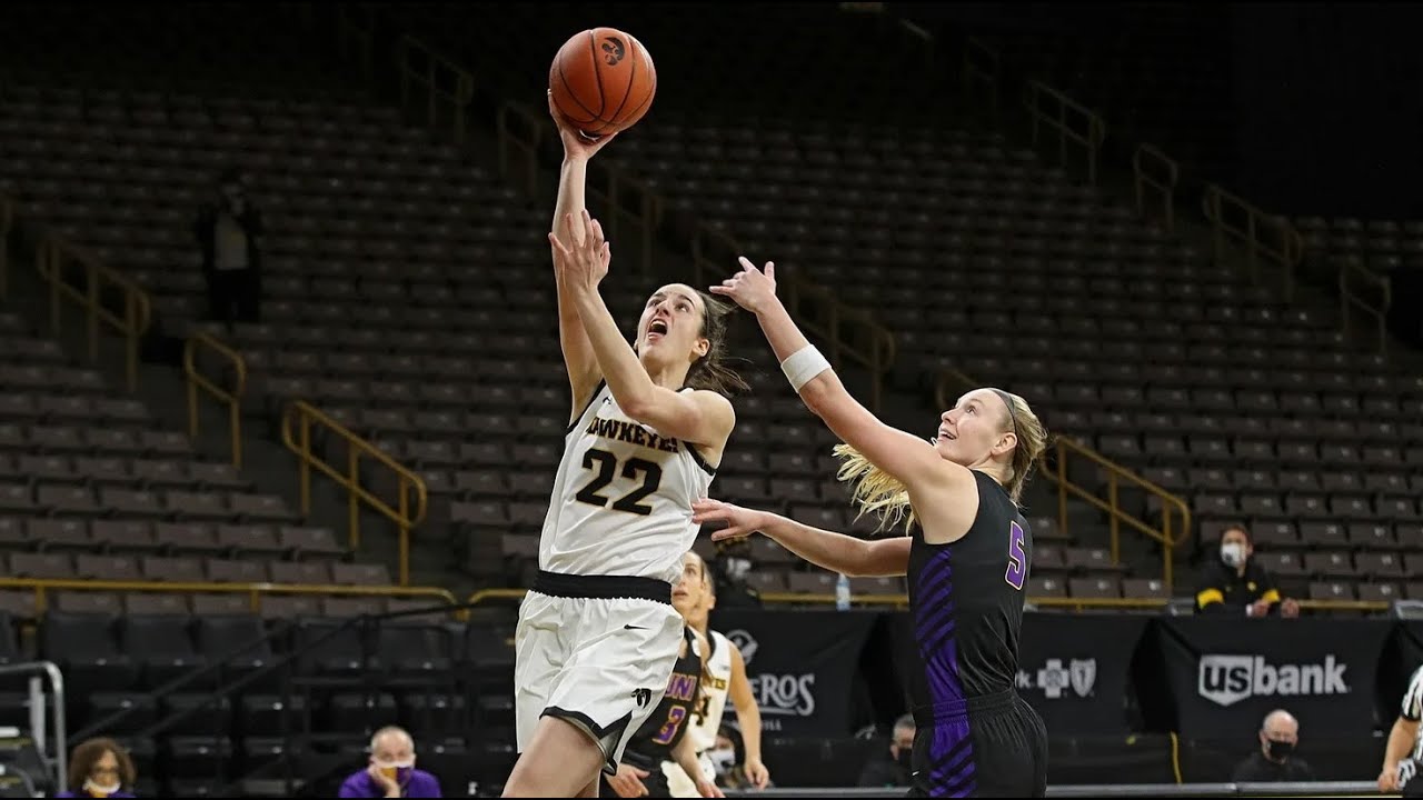 Caitlin Clark - First College Game Highlights (Nov 25, 2020) - YouTube