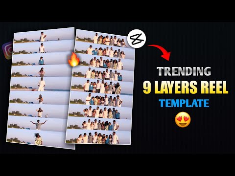Viral 9 Layer Reels Capcut Template 🔥 || Instagram Trending Reels Editing - Ghaus Editz