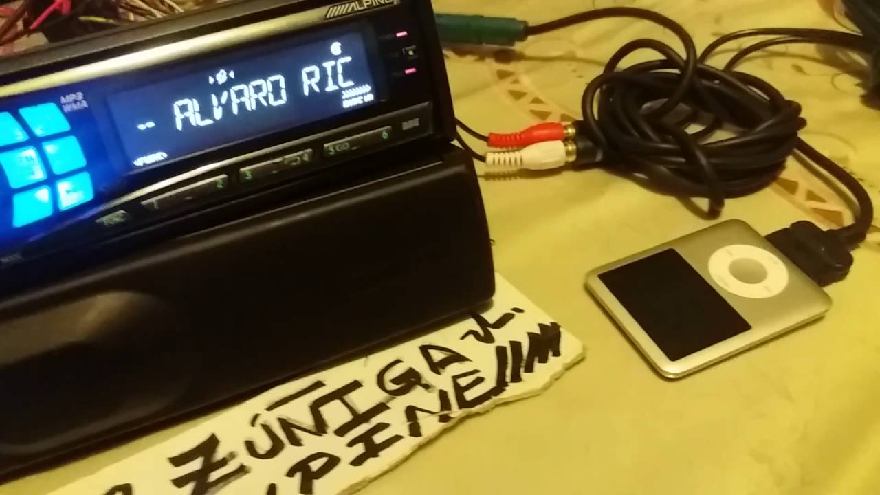 Alpin3 cda 9856 mas ipod mas aux - YouTube