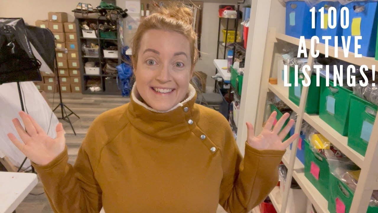 Reseller Room Tour! 1100 Active Listings - YouTube