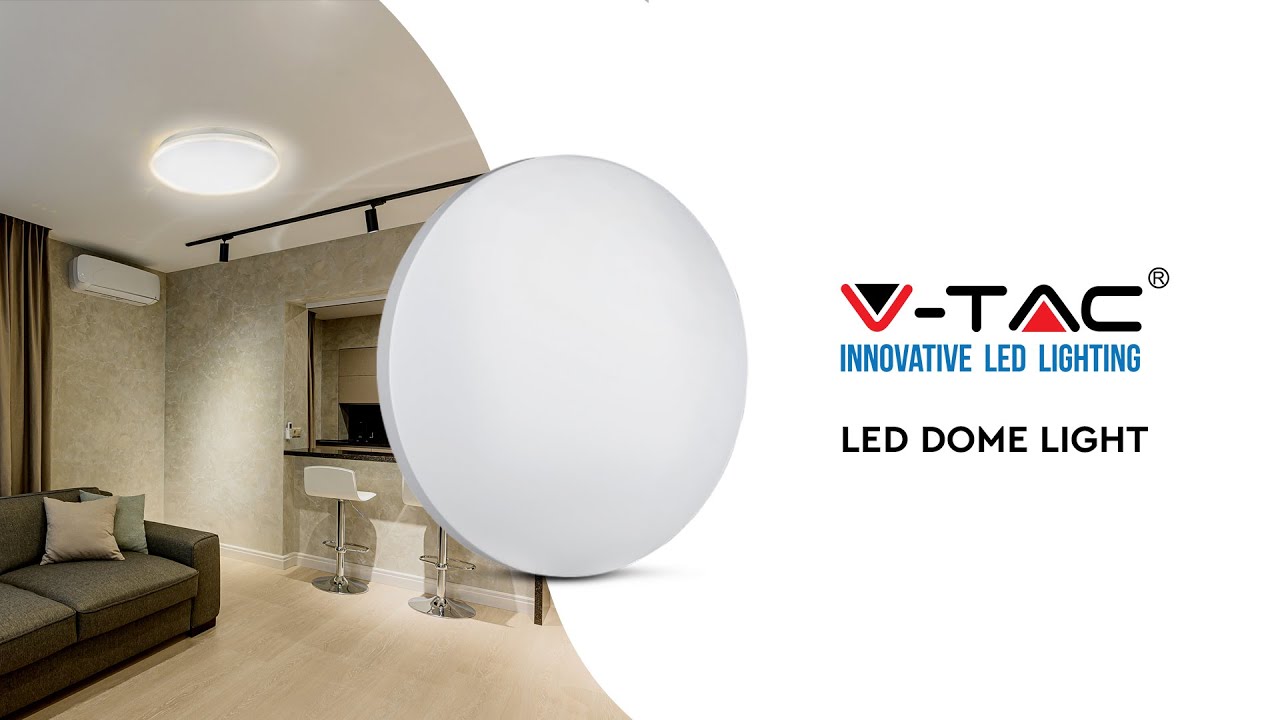 V-TAC 3-in-1 CCT Dome lights - YouTube