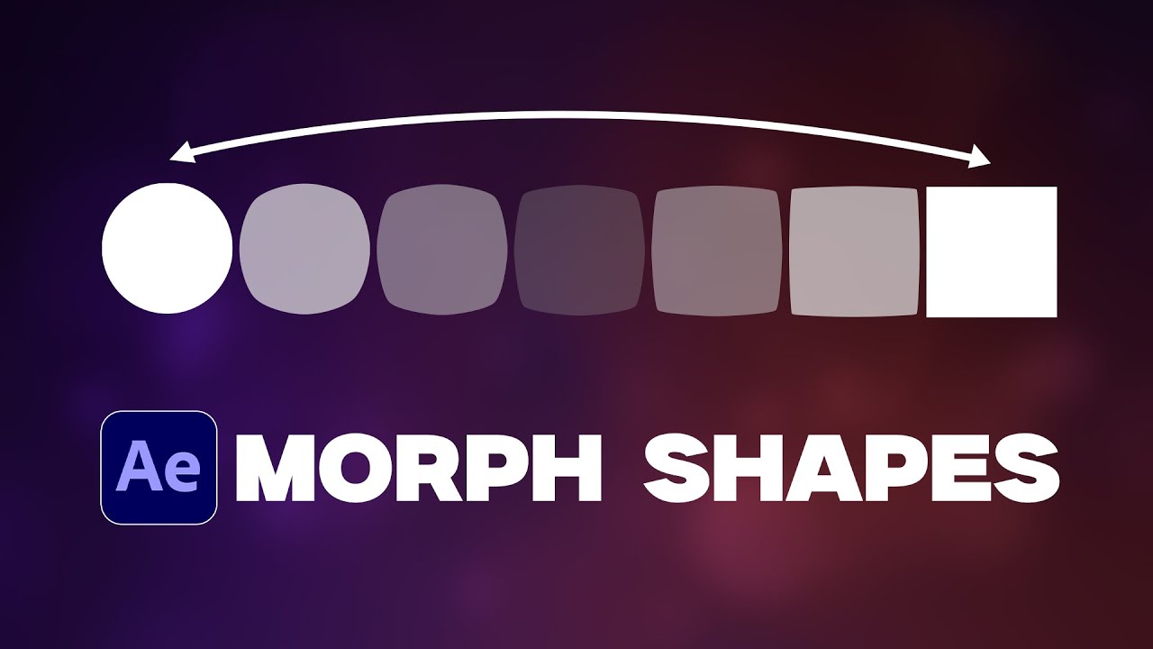Shape Morph Tutorial in After Effects Easy Shape to Shape Animation ...