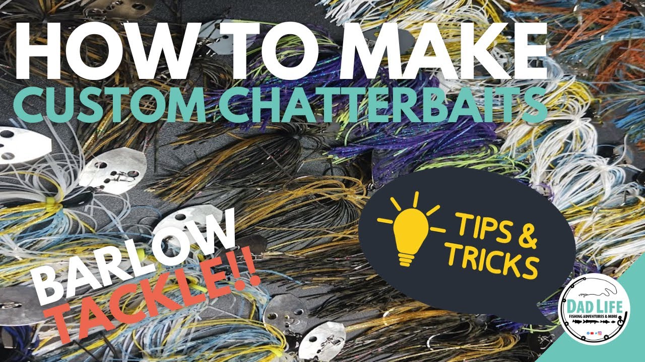 How to Make Custom Chatterbaits using Barlow Tackle - YouTube