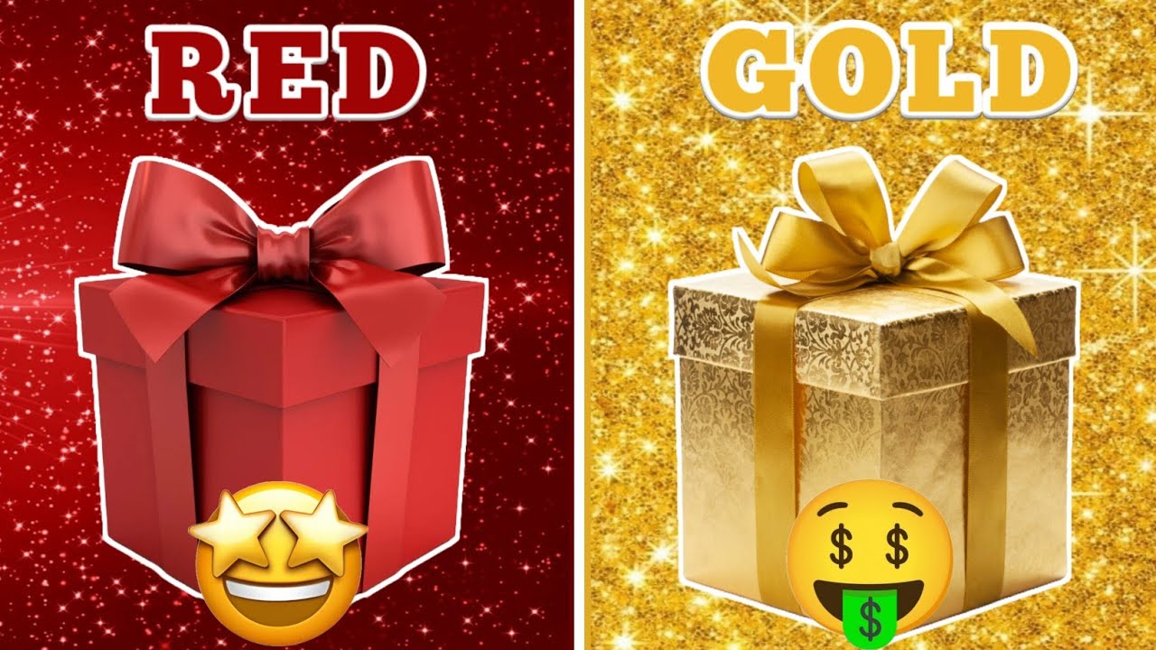 Choose Your Gift 🎁 …..! RED ♥️ GOLD 💛 | Let’s See How Lucky Are You? 🤞 ...