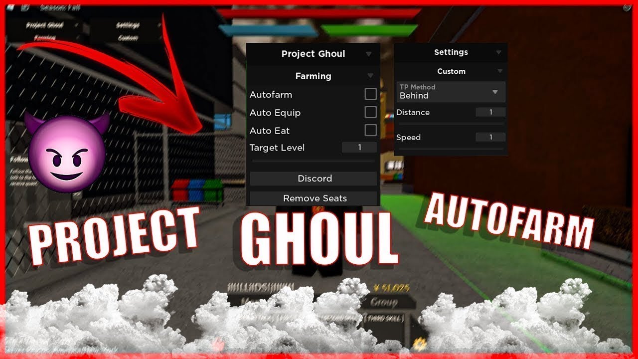 PROJECT GHOUL HACK SCRIPT GUI 🎯AUTO FARM🎯AUTO QUEST - YouTube