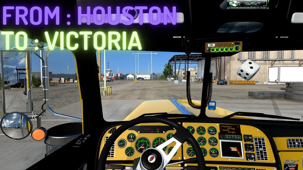 American Truck Simulator - Peterbilt 379X ( From: Houston To: Victoria ...