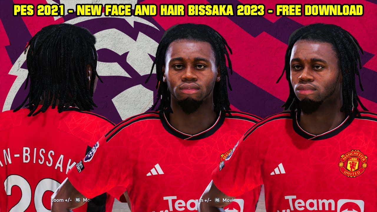 PES 2021 - NEW FACE AND HAIR WAN BISSAKA 2023 - 4K - YouTube