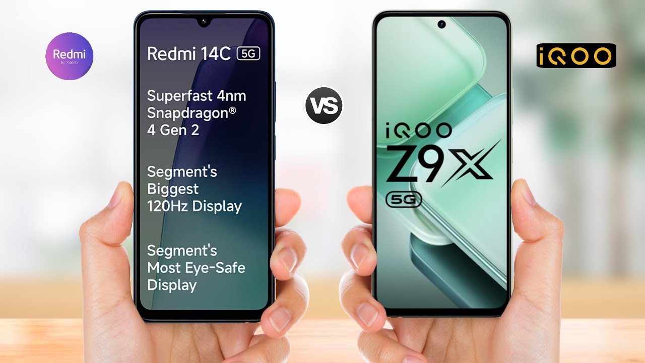 Redmi 14c 5g vs IQOO Z9x 5g || Full Comparison - YouTube